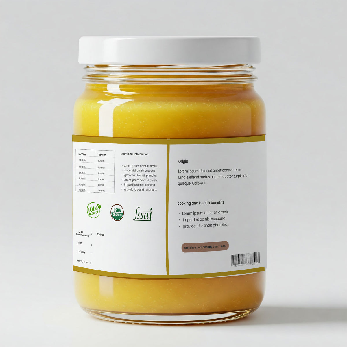 Full Moon Cultured Ghee – Spiritually Charged & Nutrient-Rich – Malnad Mart