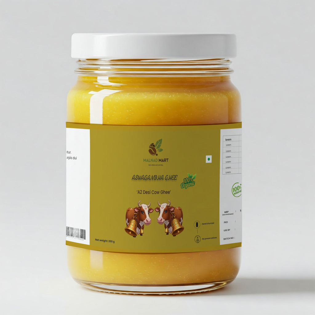 Aswagandha Ghee – Herbal & Rejuvenating – Malnad Mart